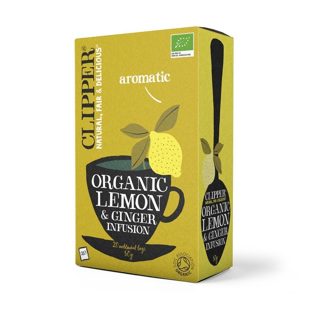 Organic Lemon & Ginger Infusion - Clipper Teas - Ratings & Reviews ...