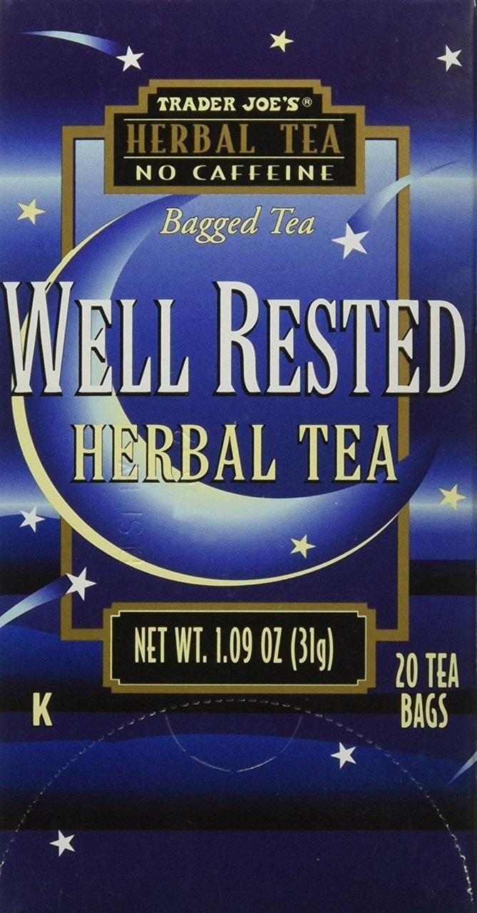 Well Rested Herbal Tea (Formerly Bed Time Tea) - Trader Joe's - Ratings ...