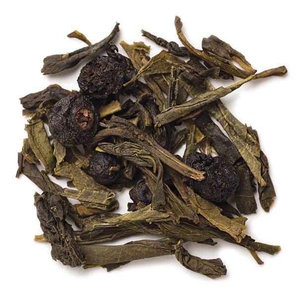 Review of Upton Tea Imports Green Tea Blueberry by Trailesque | RateTea