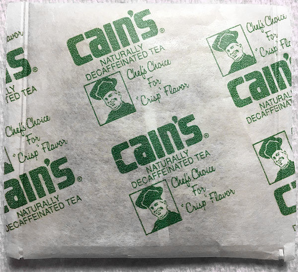 Naturally Decaffeinated Tea - Cain's - Ratings & Reviews | RateTea