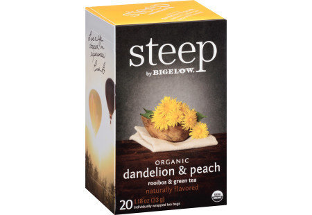 Review of Bigelow Tea Steep by Bigelow Organic Dandelion & Peach ...