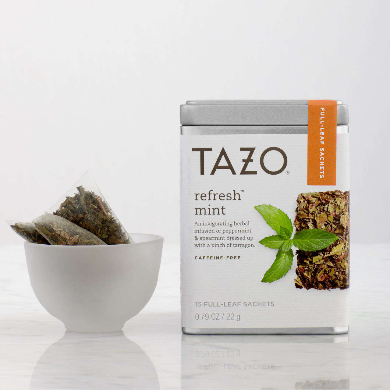 Review of Tazo Tea Refresh Mint Full Leaf by Alex Zorach | RateTea