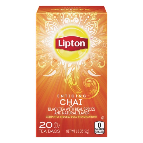 Enticing Chai (Spiced Chai Flavored Black Tea) - Lipton Tea - Ratings ...
